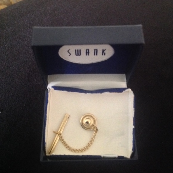 SWANK | Accessories | Vintage Tiger Eye Swank Tie Pin Gold | Poshmark